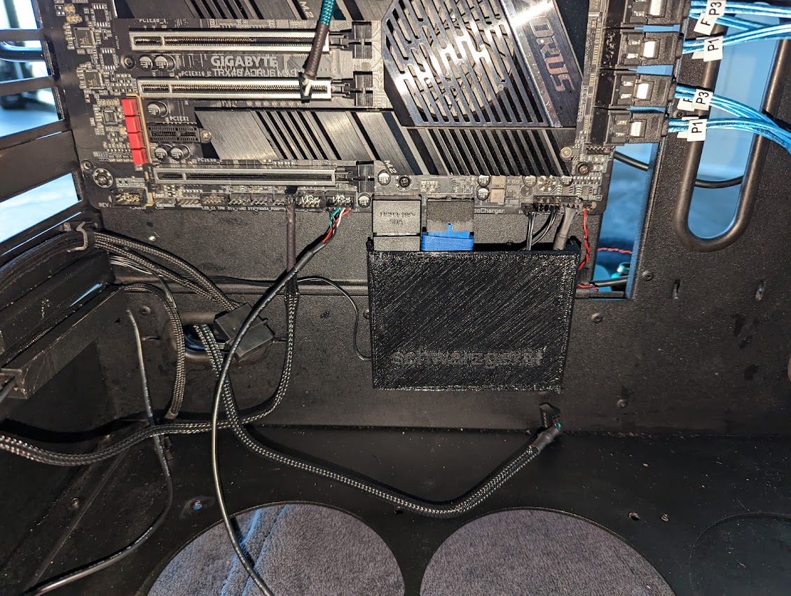 hiding your cables with 3d-printed shrouds to win : r/buildapc